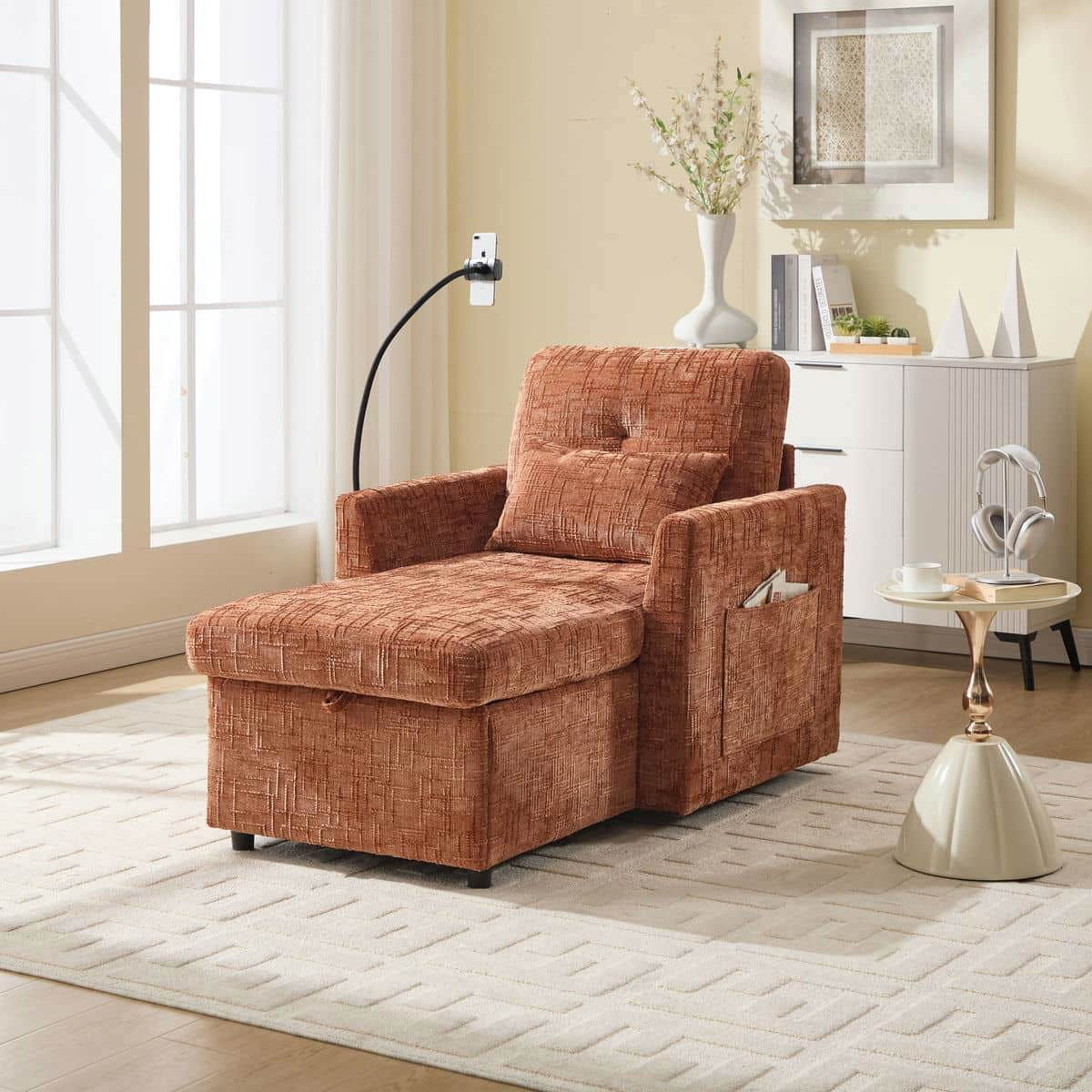 YYAo Lazy Chair, Accent Comfy Lounge Arm Chair,Multifunctional Lazy ...