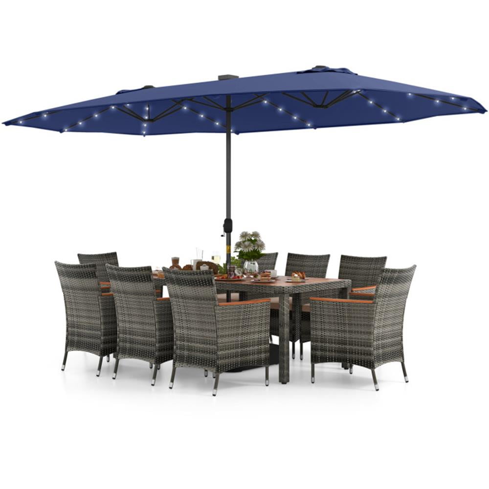 YYAo Outdoor Eating Sets,Patio Dining Furniture,11 Pieces Patio Dining ...