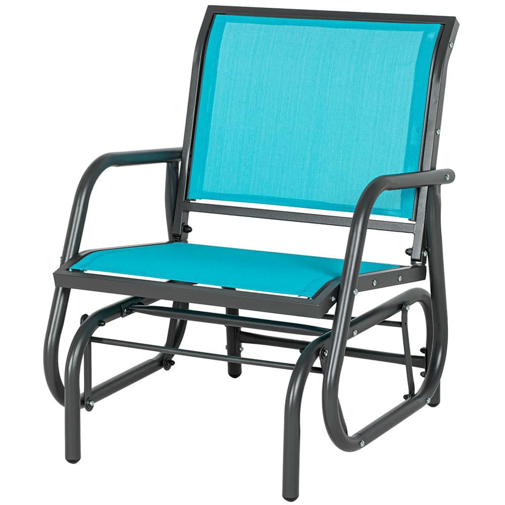 YYAo Outdoor Swing Rocker Glider Chair, Rocking Lounge Chair,Outdoor ...