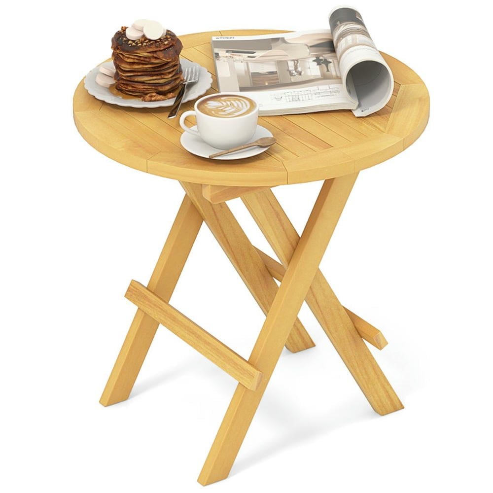 YYAo Patio Center Tables,Portable and Compact Outdoor End Table with X ...