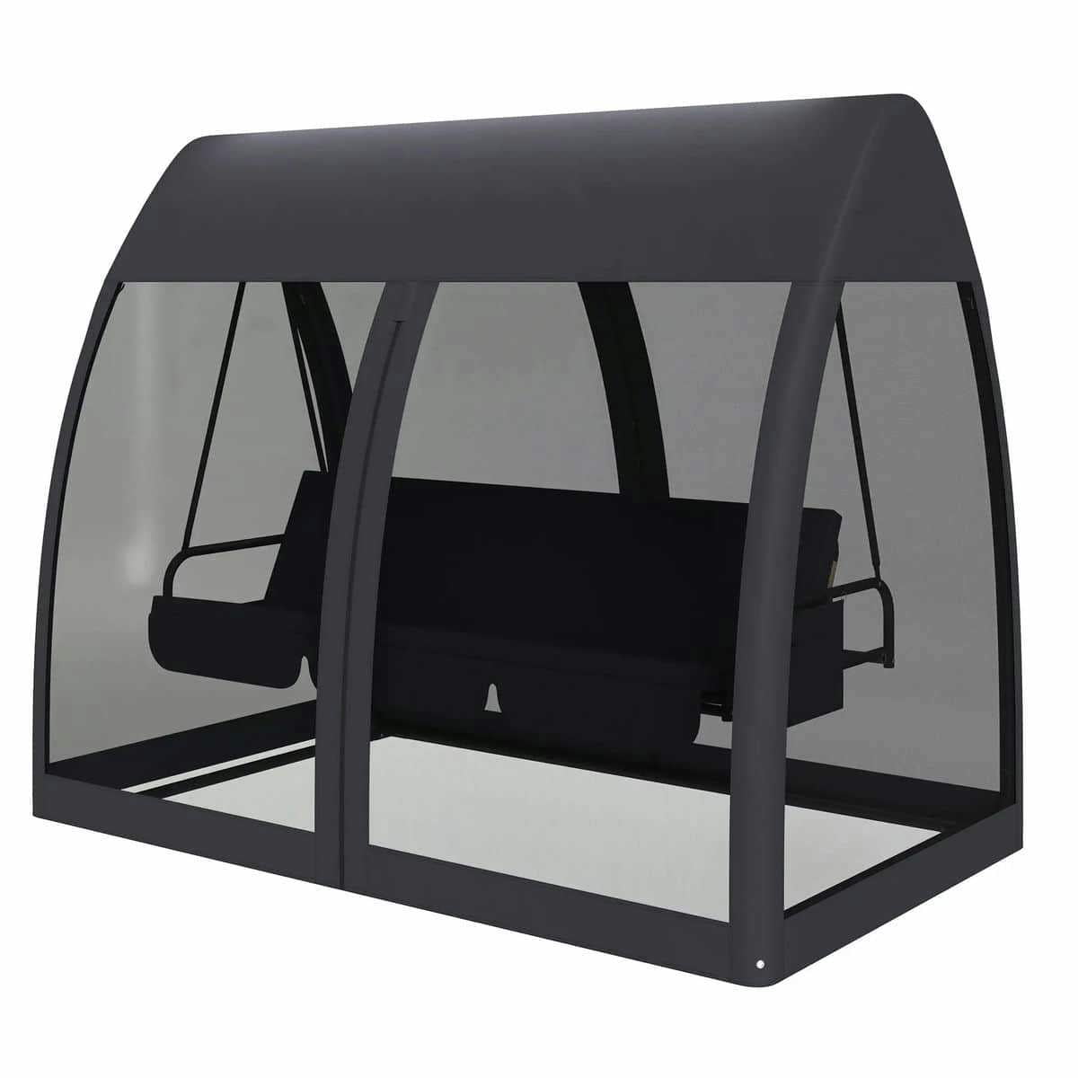 YYAo Porch Swing Chairs,Patio Porch Swings,3 Seat Outdoor Swing Chair ...