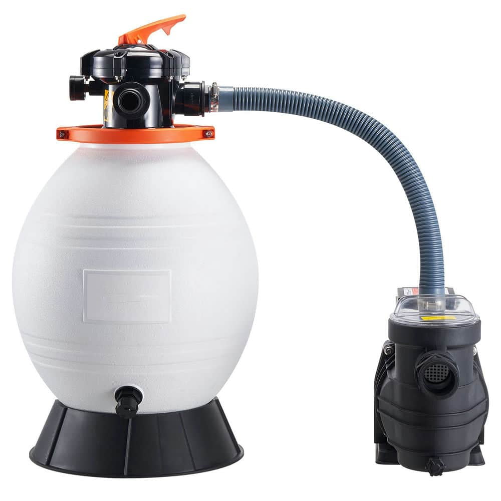 YYAo Sand Filter Pump for Above Ground Pools, 16-inch, 3500 GPH, 1 HP ...
