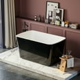 YYAo Soaking Tub, Shower Bathtub,49'' x 28'' Acrylic Freestanding ...