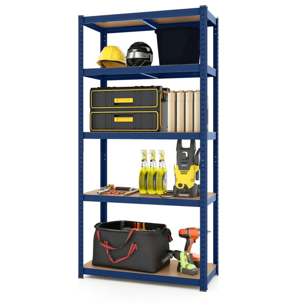YYAo Storage Shelves, Shelving Units, 5-Tier Heavy Duty Metal Shelving ...