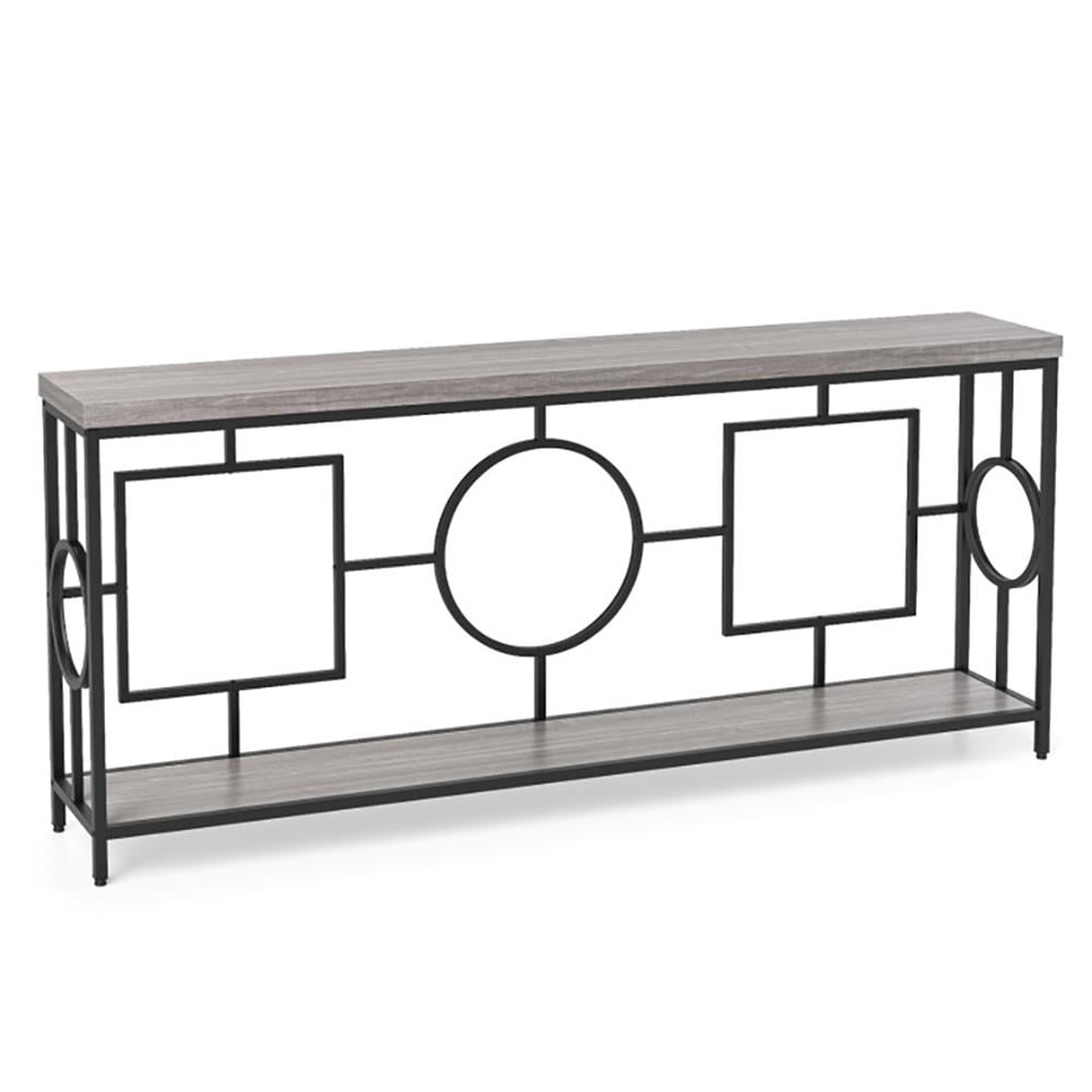 YYAo TV Media Console Table,TV Stand,2-Tier Faux Marble Top Console ...