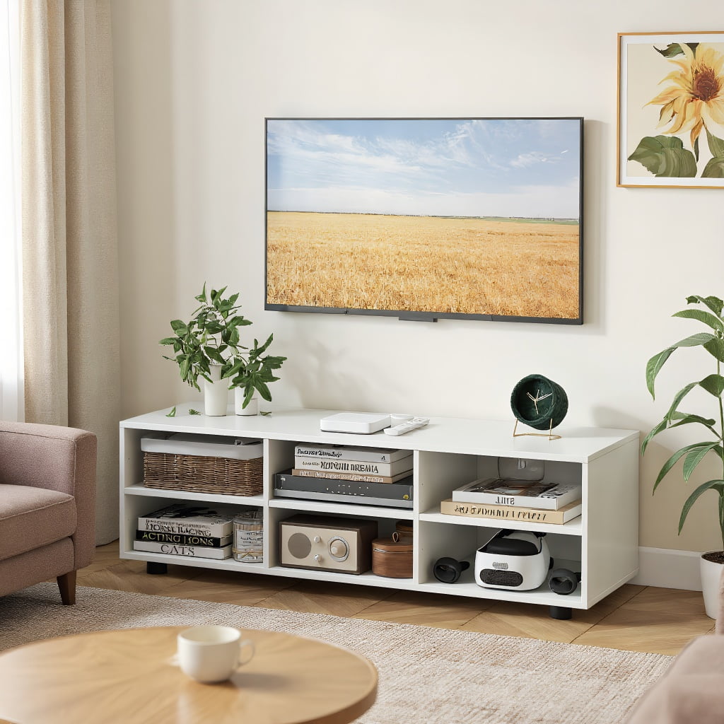 YYAo TV Media Console Table,TV Stand,Modern Entertainment Center TV ...