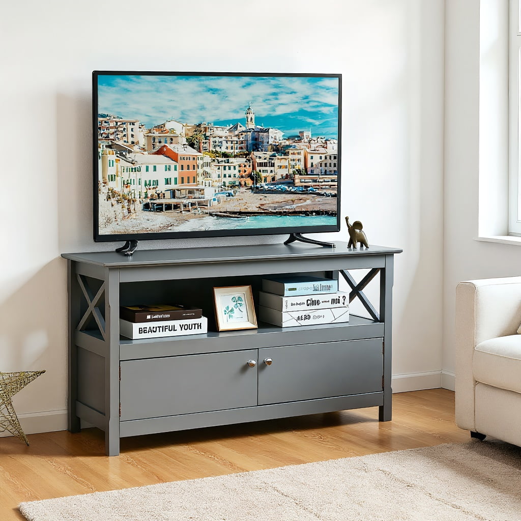 YYAo TV Stand, Television Console Table,Entertainment Center,44 Inch ...