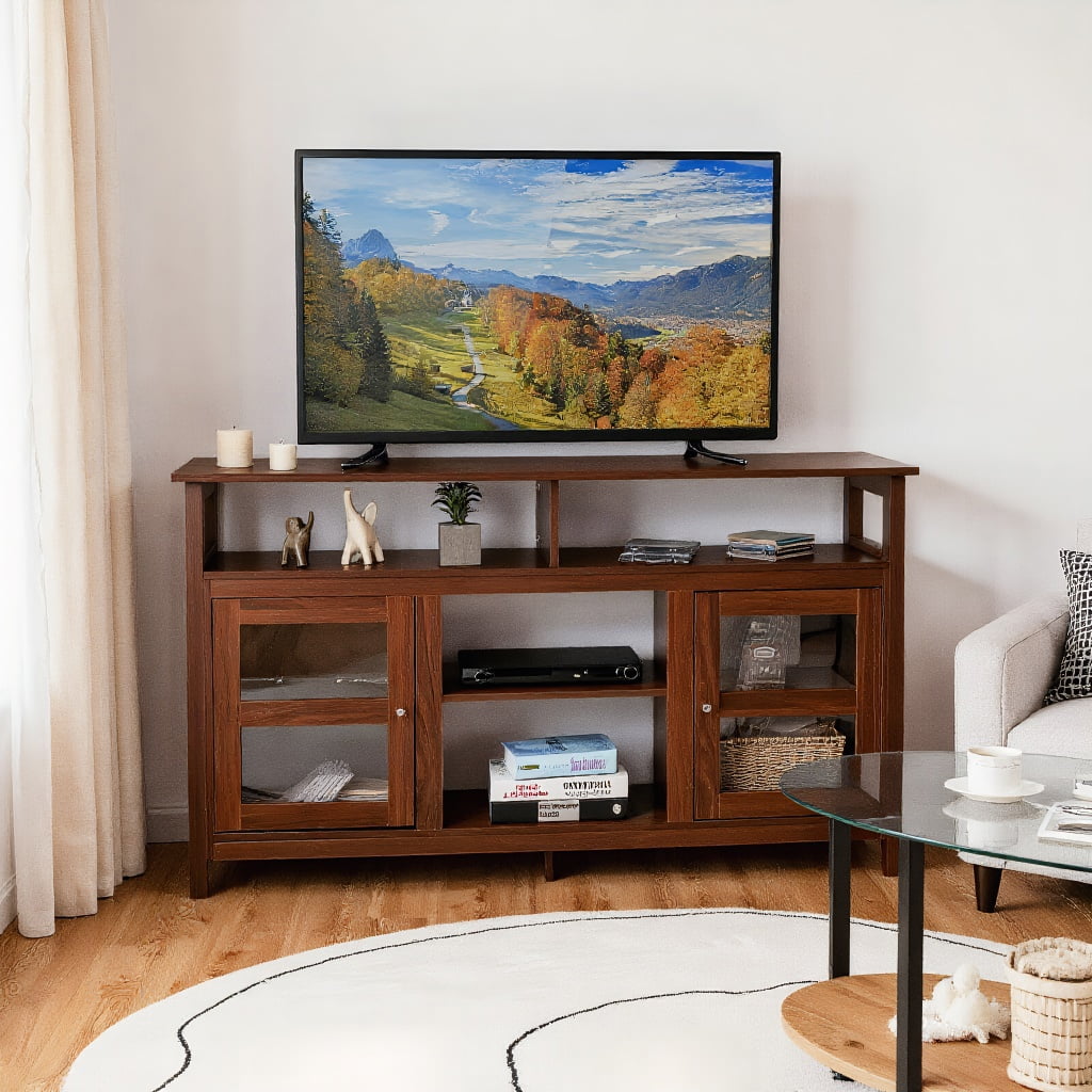 YYAo TV Stand, Television Console Table,Entertainment Center,58 Inch TV ...