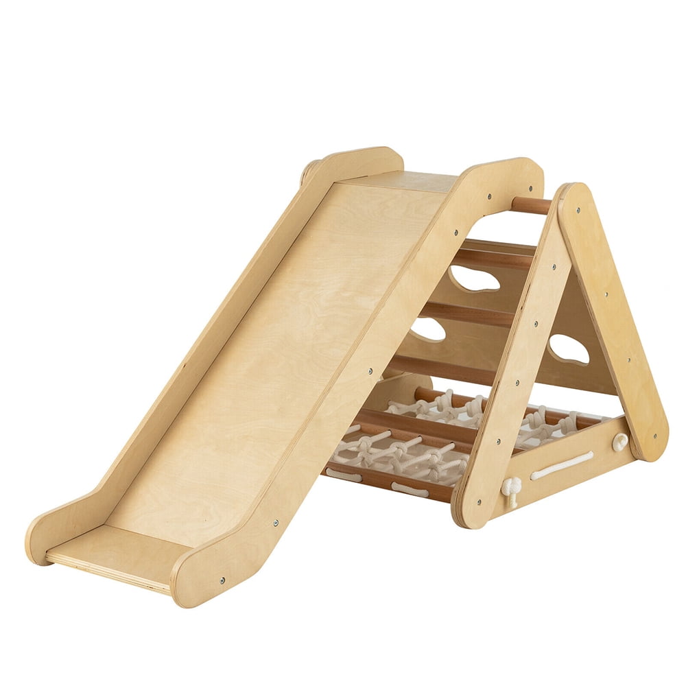 YYAo Toddler Large Slide, Kids Slide Climber Set,4 in 1 Triangle ...