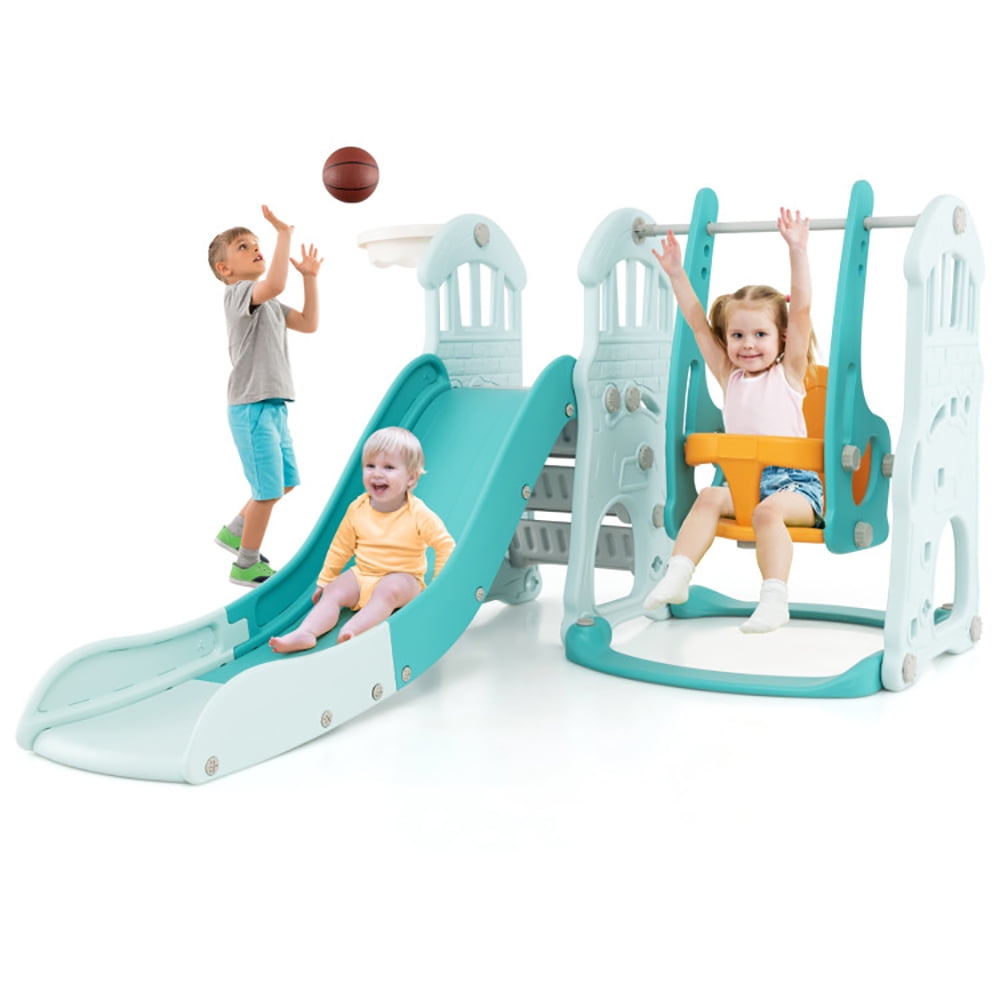 YYAo Toddlers Slide Playset,Kids Climbers Playground,Toddler Slide and ...
