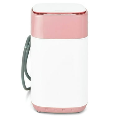 Kafsov Pink Plastic Portable Washing Machine with Stand and Soap Rack ...