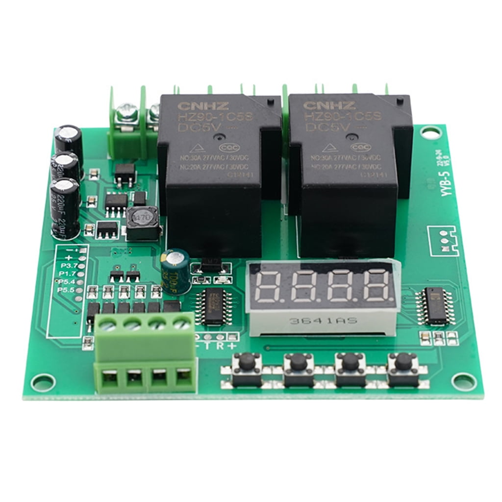 YYB-5 12V 24V Motor Forward Reverse Control Board 2 Channel Relays Delay Timing - Walmart.com