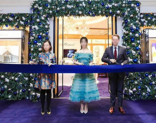 YYCRAFT 8 Inch Wide Satin Ribbon Satin Fabric Spool for Grand Opening ...