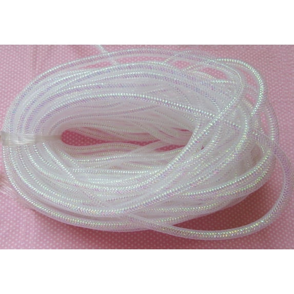 YYCRAFT One Roll 30 Yards Solid Mesh Tube Deco Flex for Wreaths ...