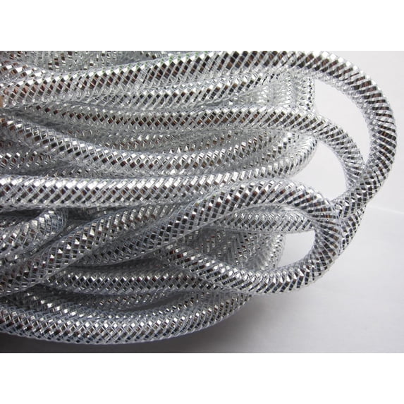 YYCRAFT One Roll 30 Yards Solid Mesh Tube Deco Flex for Wreaths ...