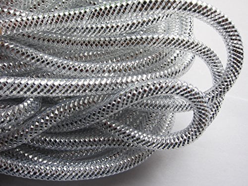 YYCRAFT One Roll 30 Yards Solid Mesh Tube Deco Flex for Wreaths ...