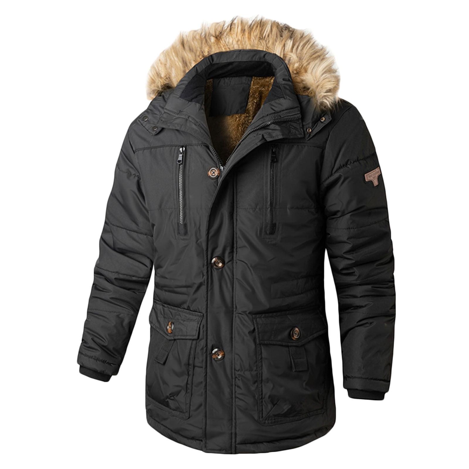 YYDGH Men's Warm Winter Coats for Mens Winter Jacket Snowboard Jacket ...