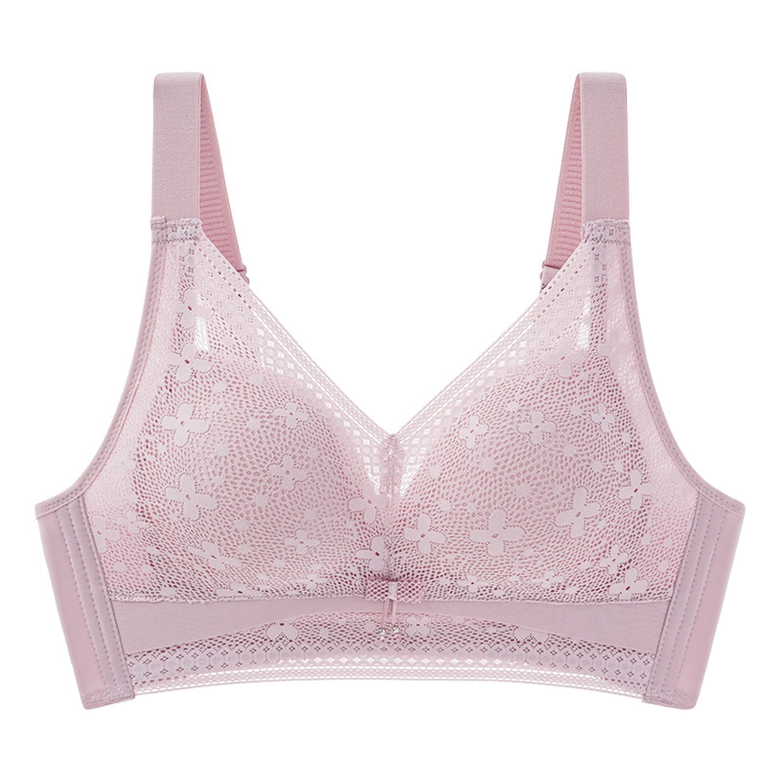 YYDGH Women Wireless Push Up Comfort Bra Full-Coverage Plus Size Full ...