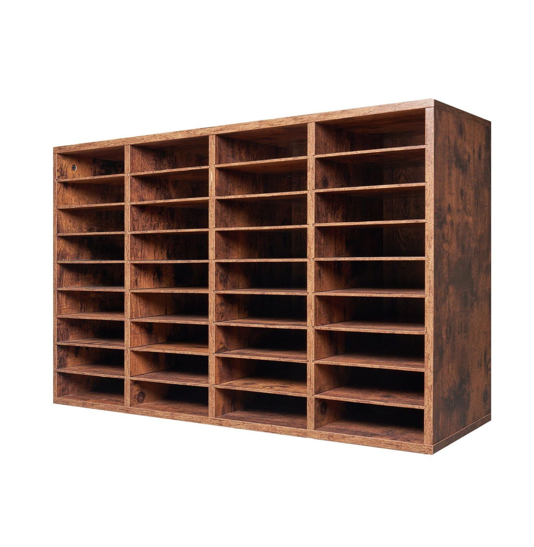 YYDSBNHH 36 Compartments Literature Organizer, Wood File Sorter with ...