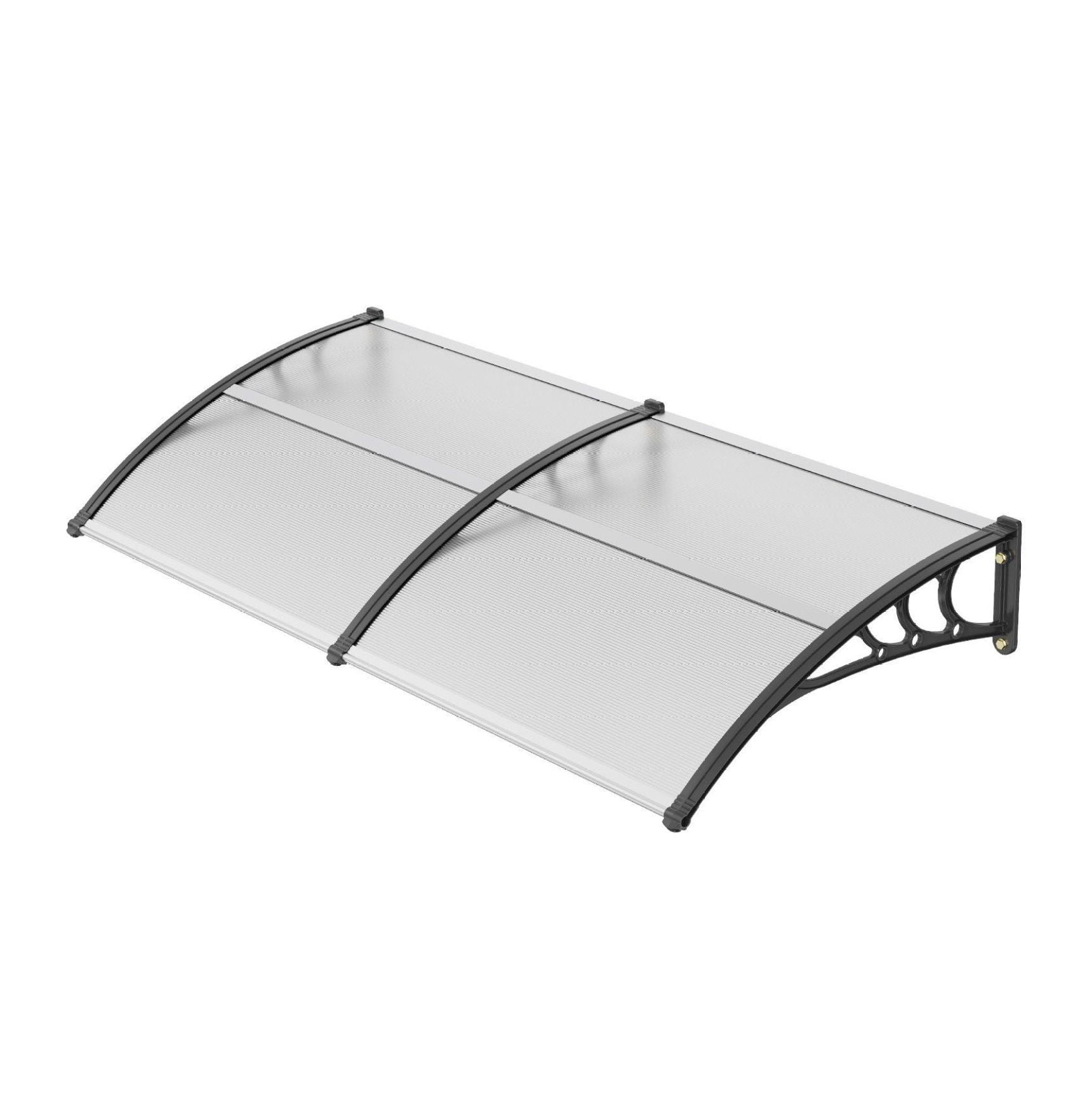 YYDSBNHH Window Door Awning Canopy 40" x 80", UPF 50+ Polycarbonate ...