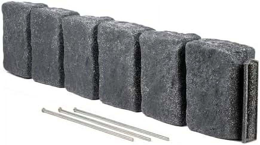 YYEAN Landscape Edging | Garden Edging Border | Faux Stone Block XL for ...