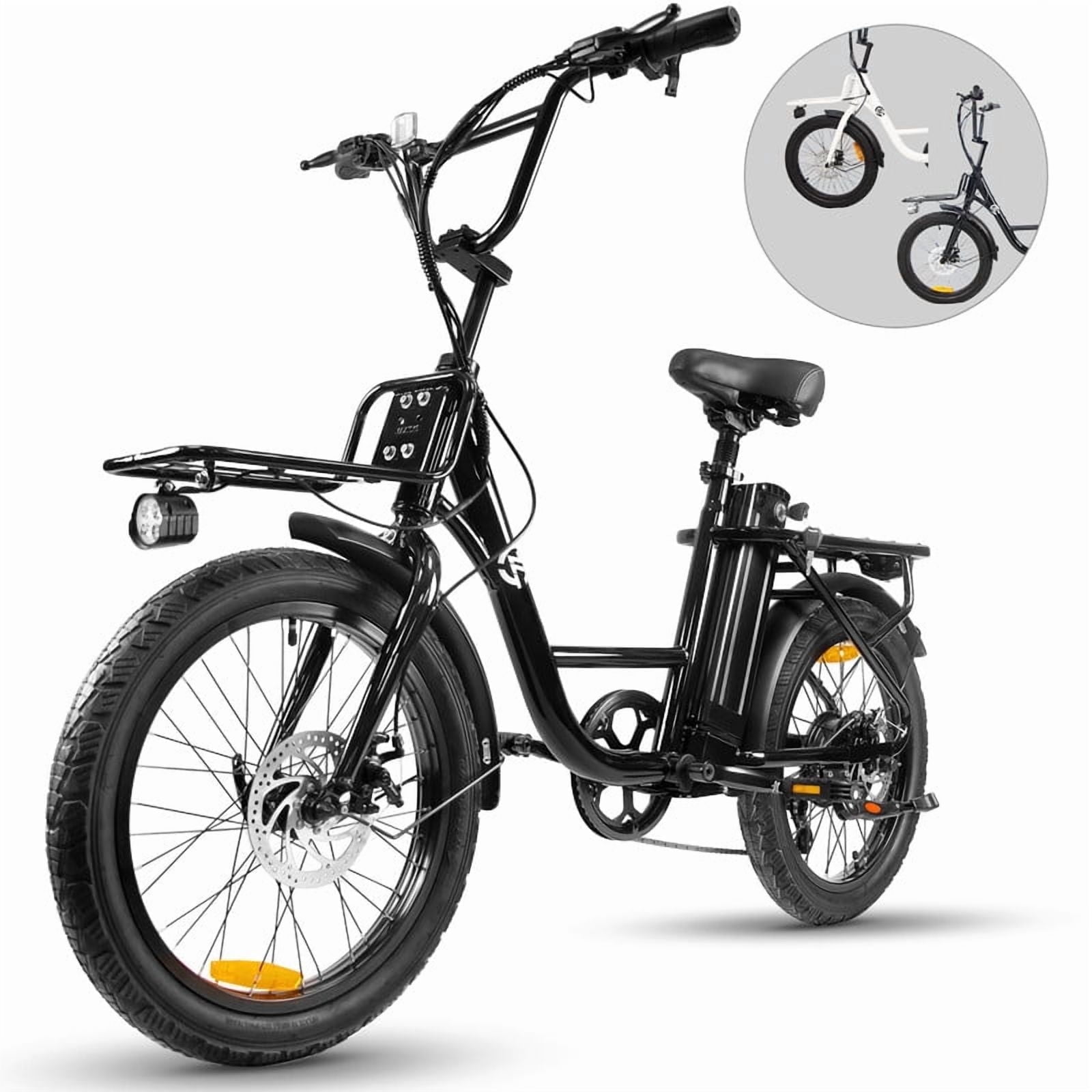 YYG Electric Bike for Adults,750W Motor 26MPH Electric Cargo Bike 32 ...