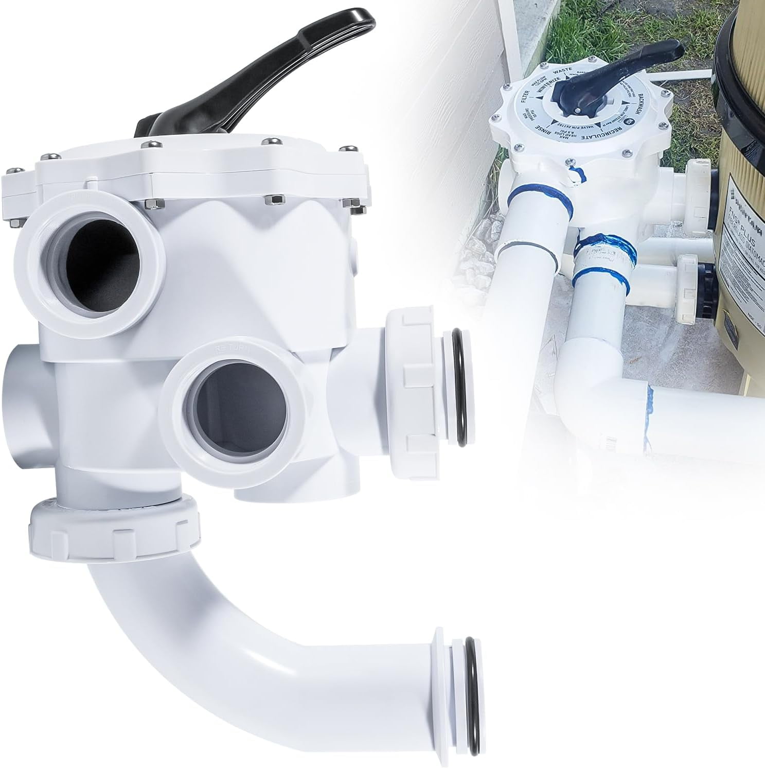 YYGLQ10 261152 2-Inch Threaded Multiport Valve for FNS, FNS Plus ...