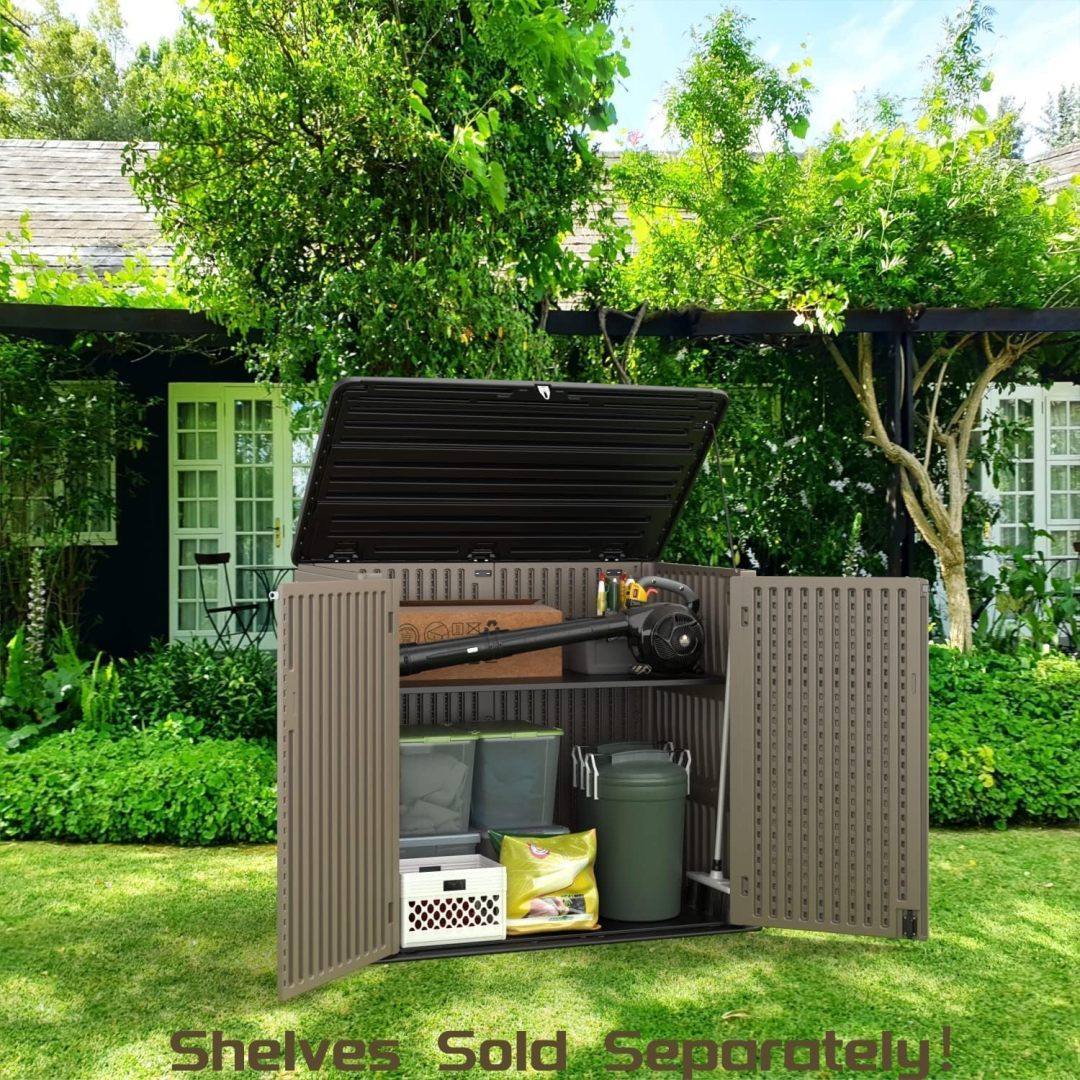 YYJP 1Piece Metal Laminate Shelving Suitable for Outdoor Storage Shed ...