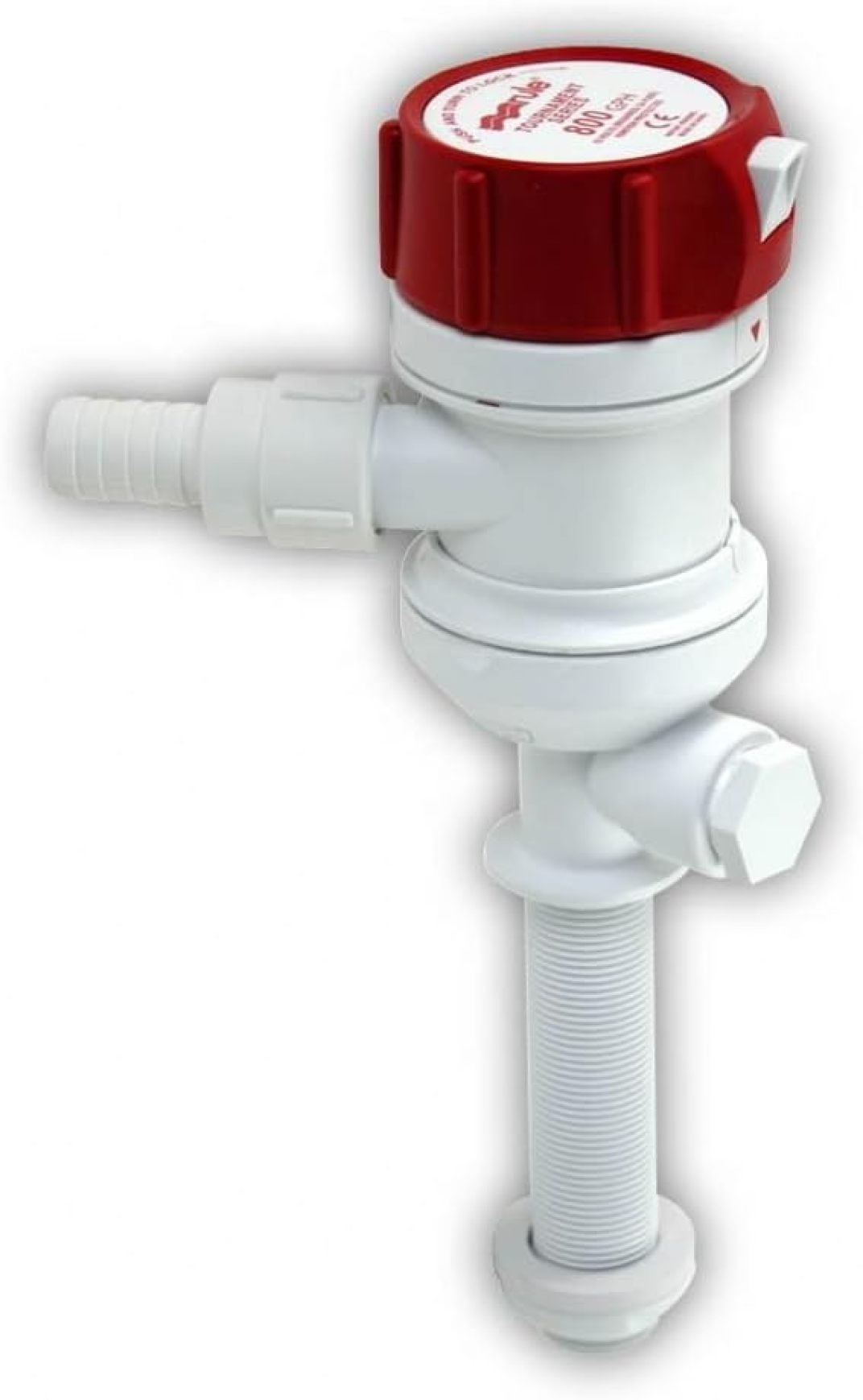 YYJP 401STC Livewell-Aerator Water Pump 500GPH Straight Inlet Thru-Hull ...