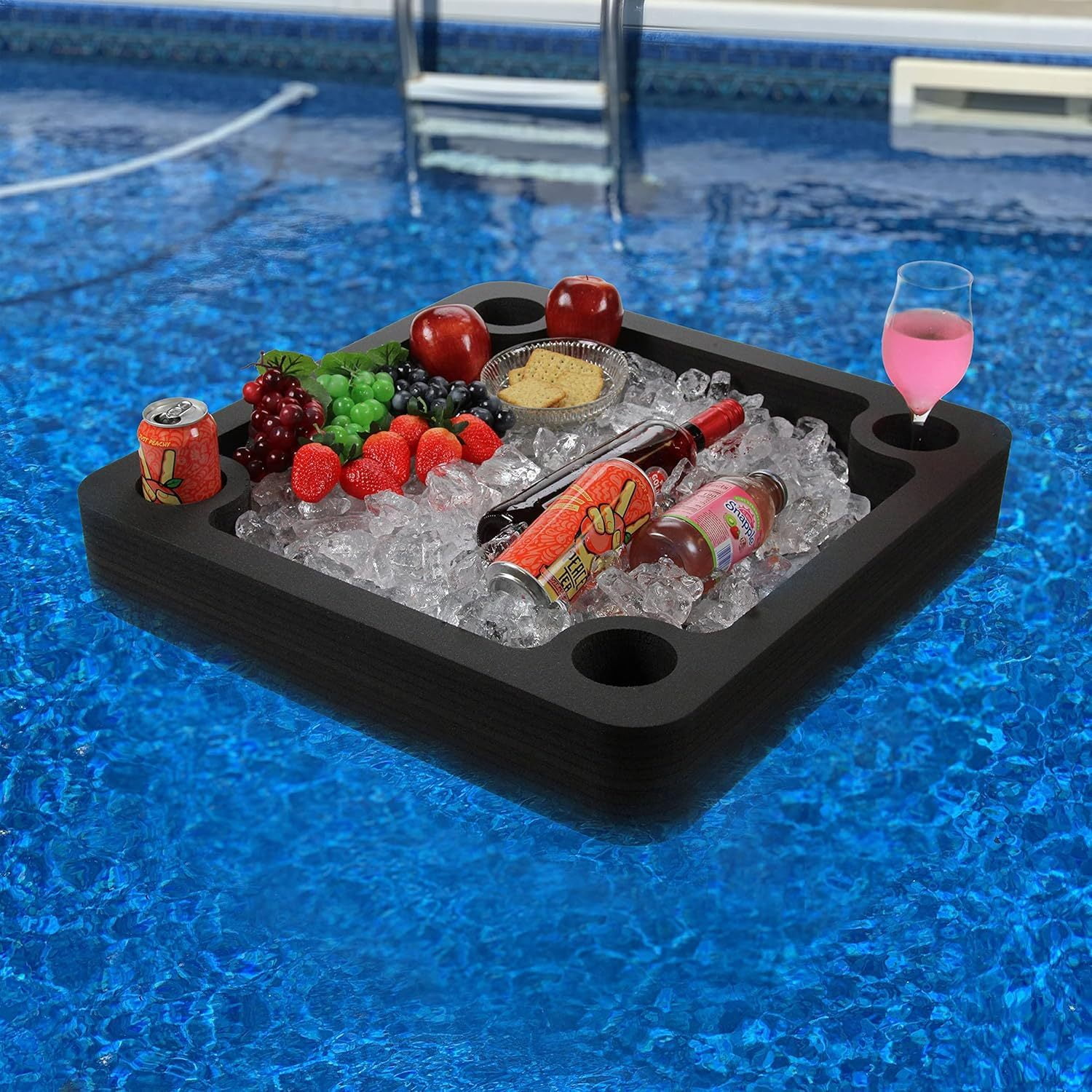 YYJP Large Floating Bar Table Serving Buffet Tray Drink Holders ...