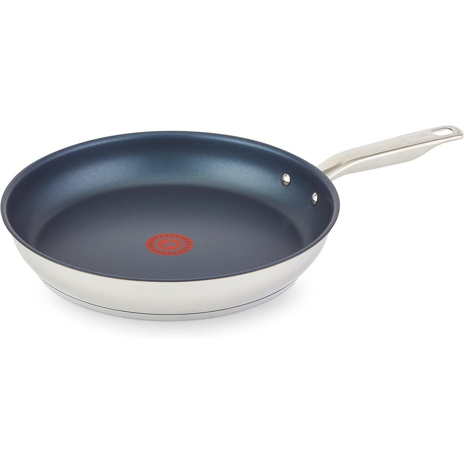 YYJP Platinum Stainless Steel Fry Pan 12 Inch Induction Oven Safe up to ...