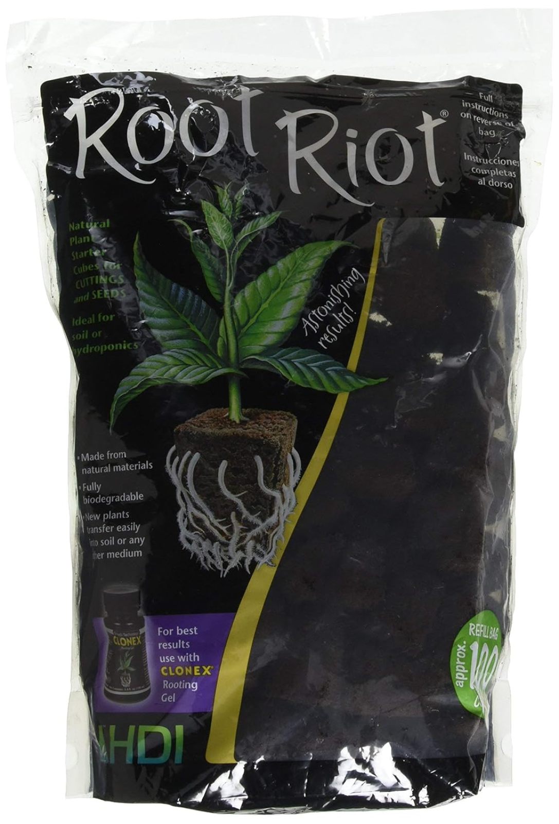 YYJP Root Riot Plugs, 100 Cubes - Walmart.com