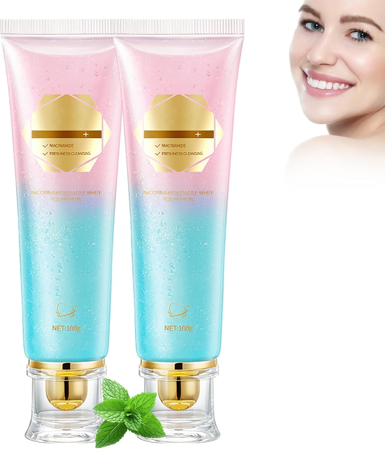 YYK Niacinamide Whitening Toothpaste, Radiant Whitening Toothpaste ...