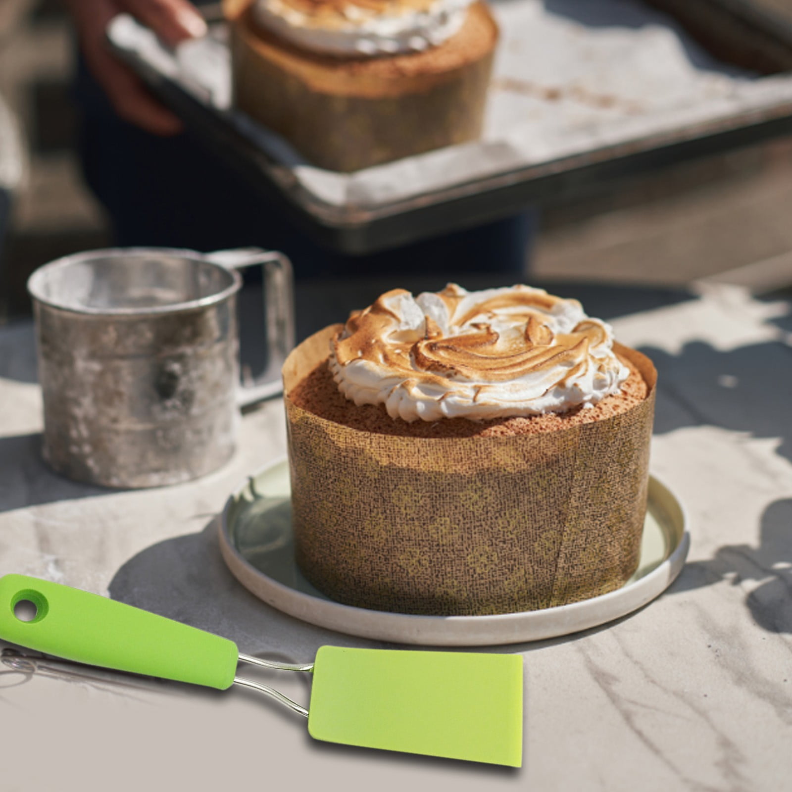 YYKihy Stainless Steel Cake Spatula Triangle Cheese Spatula Pizza ...