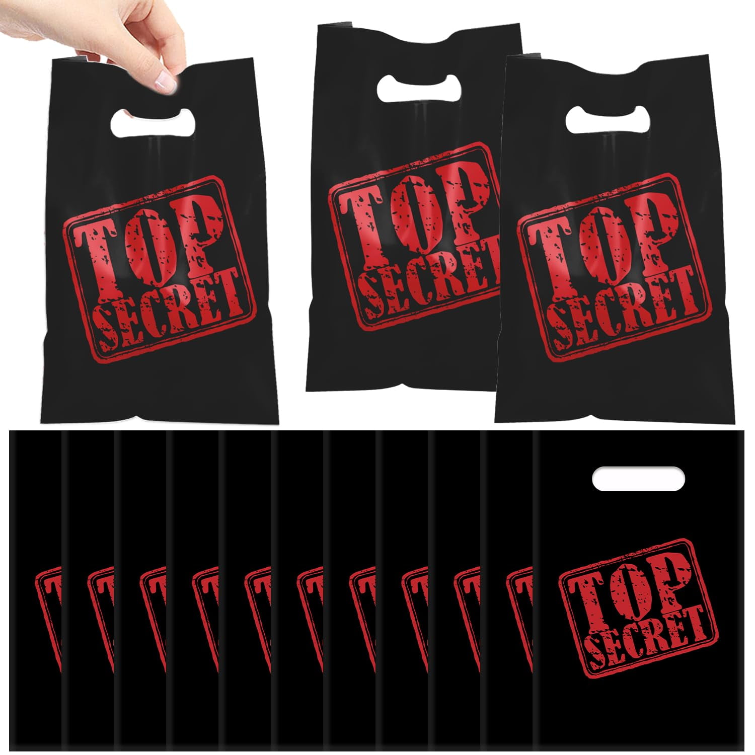 YYMYMGJ 50 PCS Top MMF7 Secret Spy Party Gift Bags, Detective Party ...