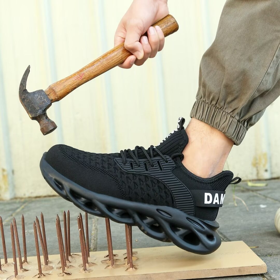 YYTLCH Men's Safety Industrial Work Shoes Fashion Steel Head Shoes ...