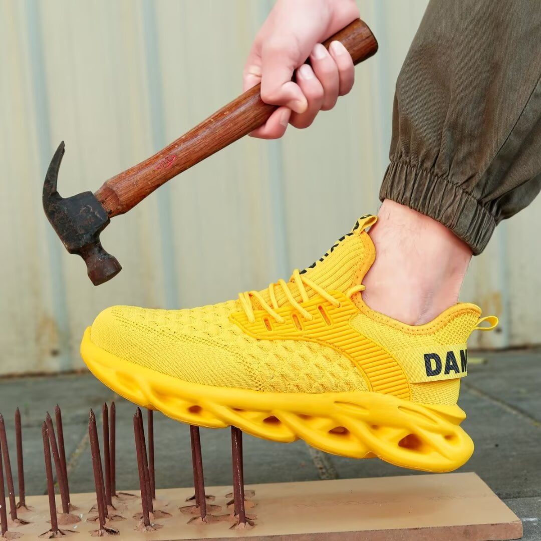 YYTLCH Men's Safety Industrial Work Shoes Fashion Steel Head Shoes ...