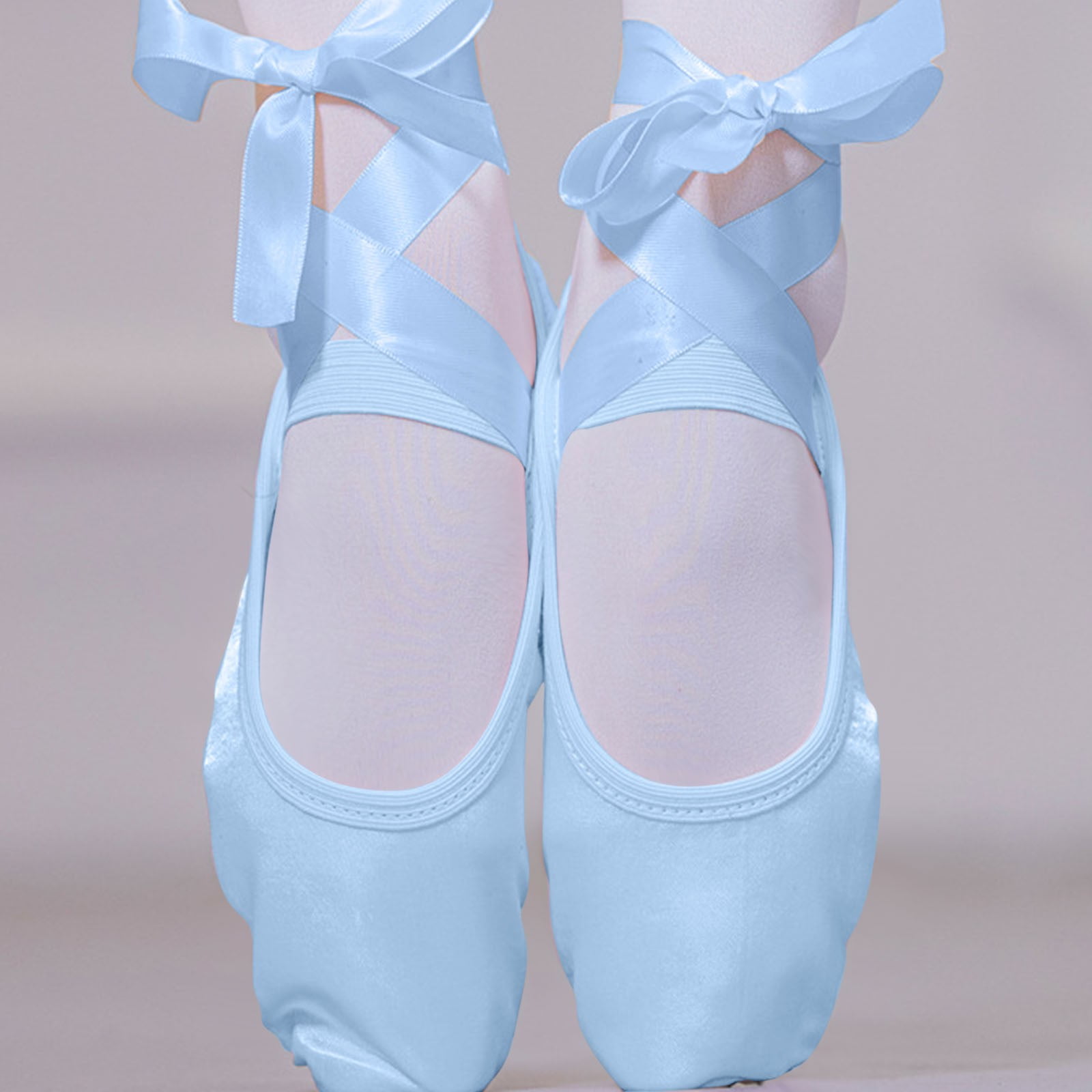 YYUIJK Girl's Canvas Ballet Dance Toe Shoes Professional Satin Pointe ...