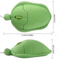YYUZH Ergonomic Wired Optical Mouse, Turtle-Shaped , 1200DPI Precision ...
