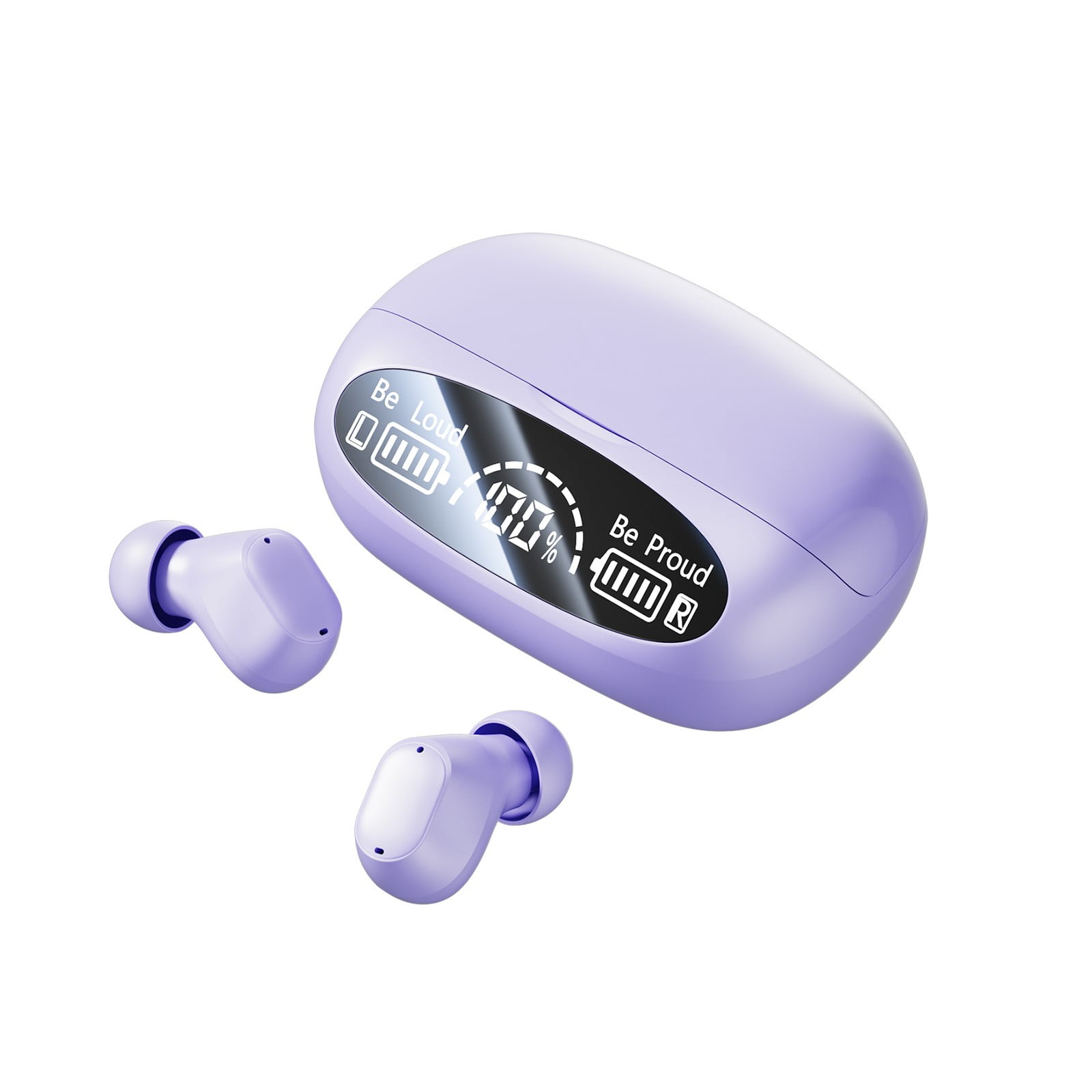 YYUZH In Ear Bluetooth Earbuds with Touch Control, Mirror Digital ...