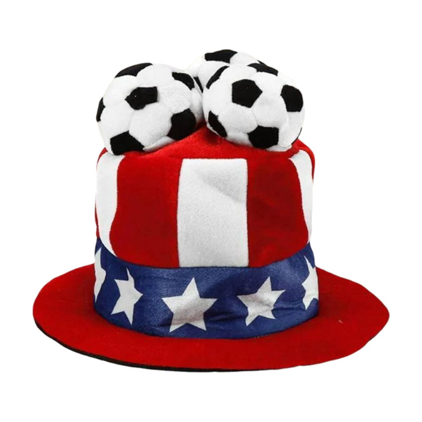 YYV Patriotic Football Party High Top Hat With Football Patch Novelty ...