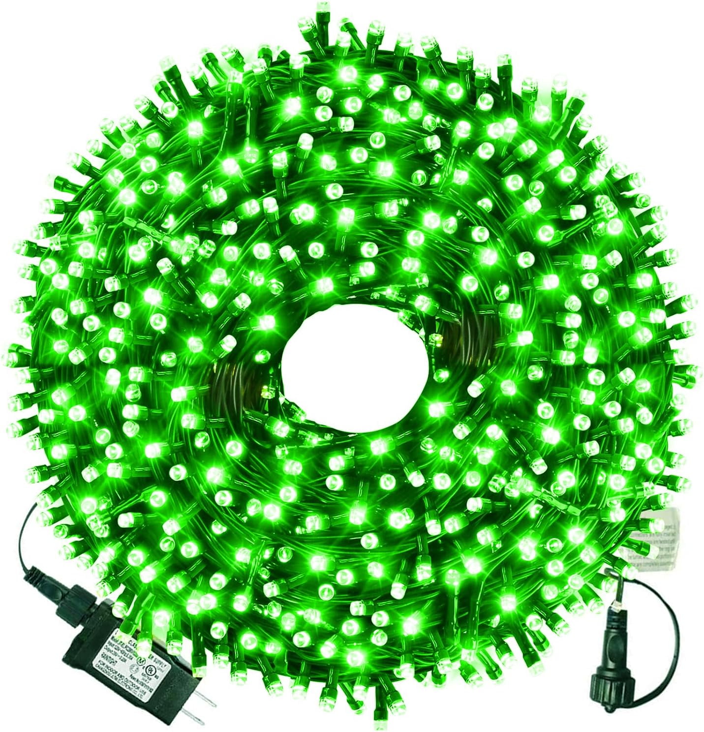 YYYANTON 105ft 300 LED Christmas String YANTONs, End to End Plug 8 ...