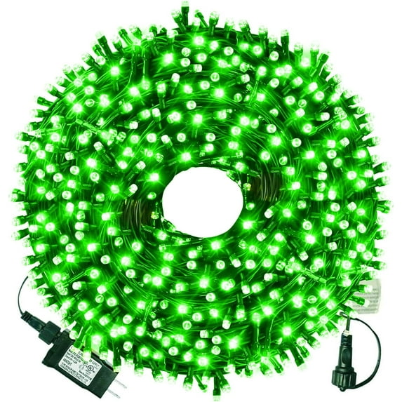 YYYANTON 105ft 300 LED Christmas String YANTONs, End to End Plug 8 ...