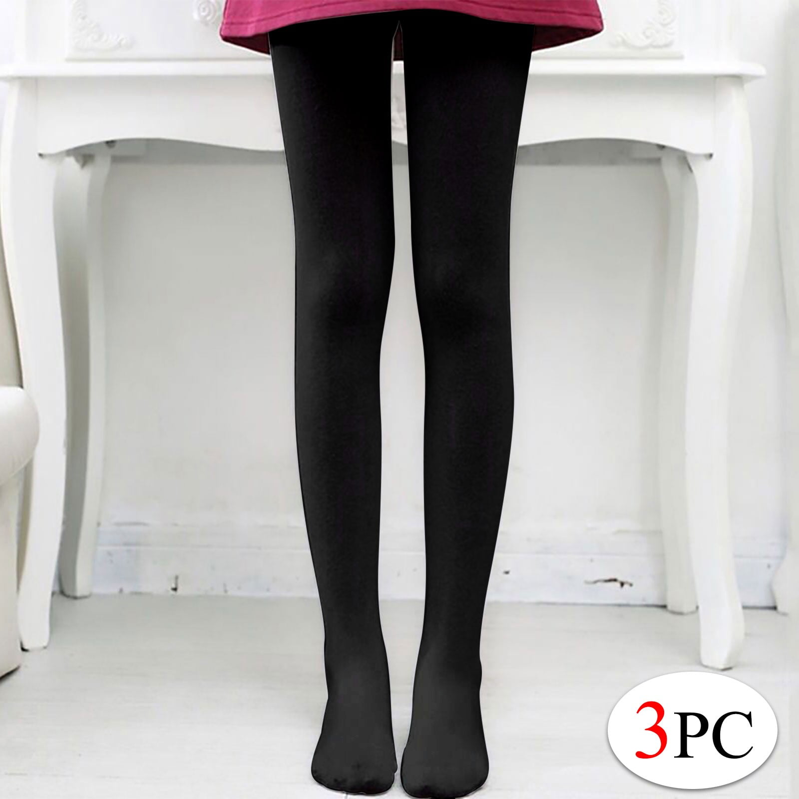 YYYTop 3 Packs Women Girls Ultra Soft Students School Dance Tight Super ...