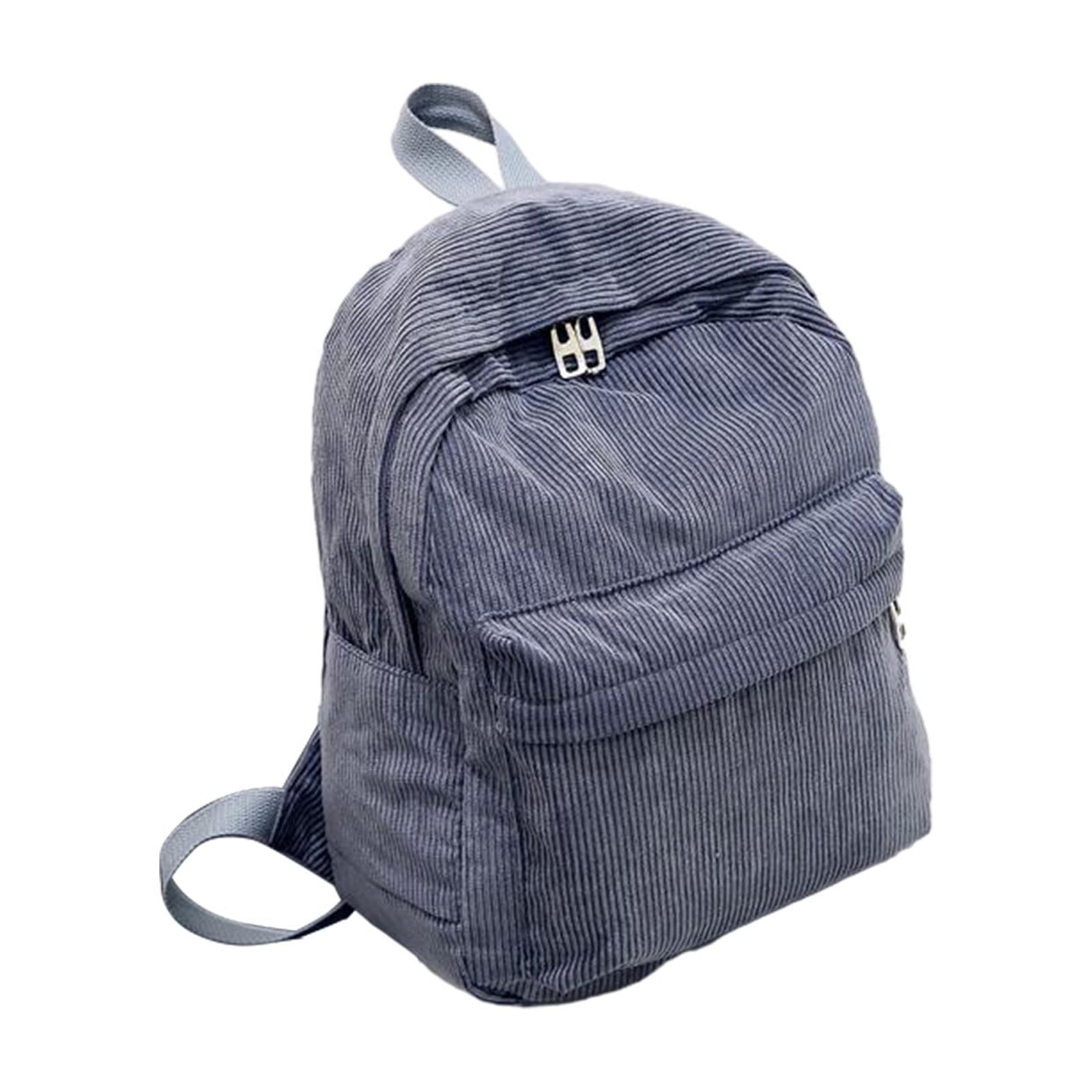 YYYTop Backpack for Men, Corduroy Backpack Fashion School Backpack ...