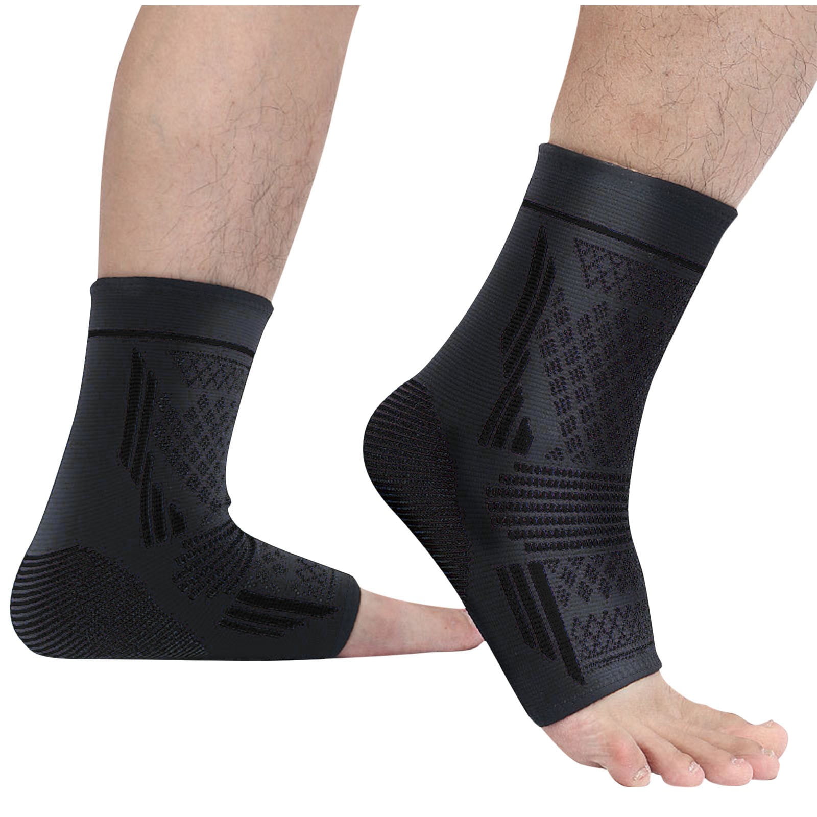 YYYTop Plantar Fasciitis Compression Socks, Open Toe Ankle Compression ...
