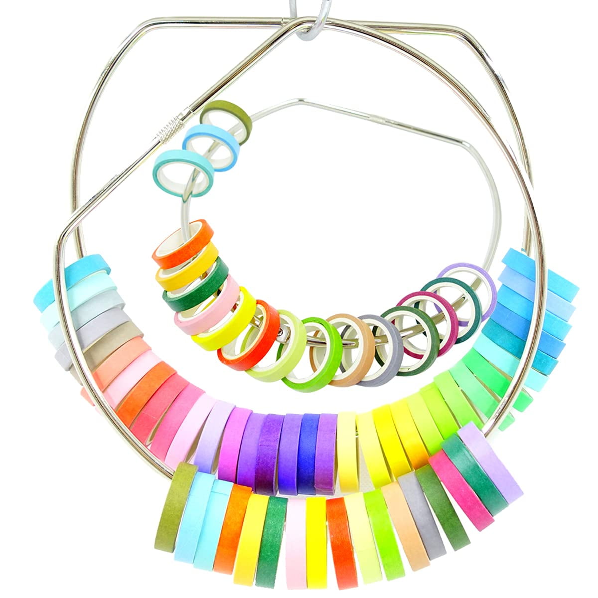 YYYYYY 3 Pack Washi Tape Organizer Washi Tape Storage Ring (8 inches ...