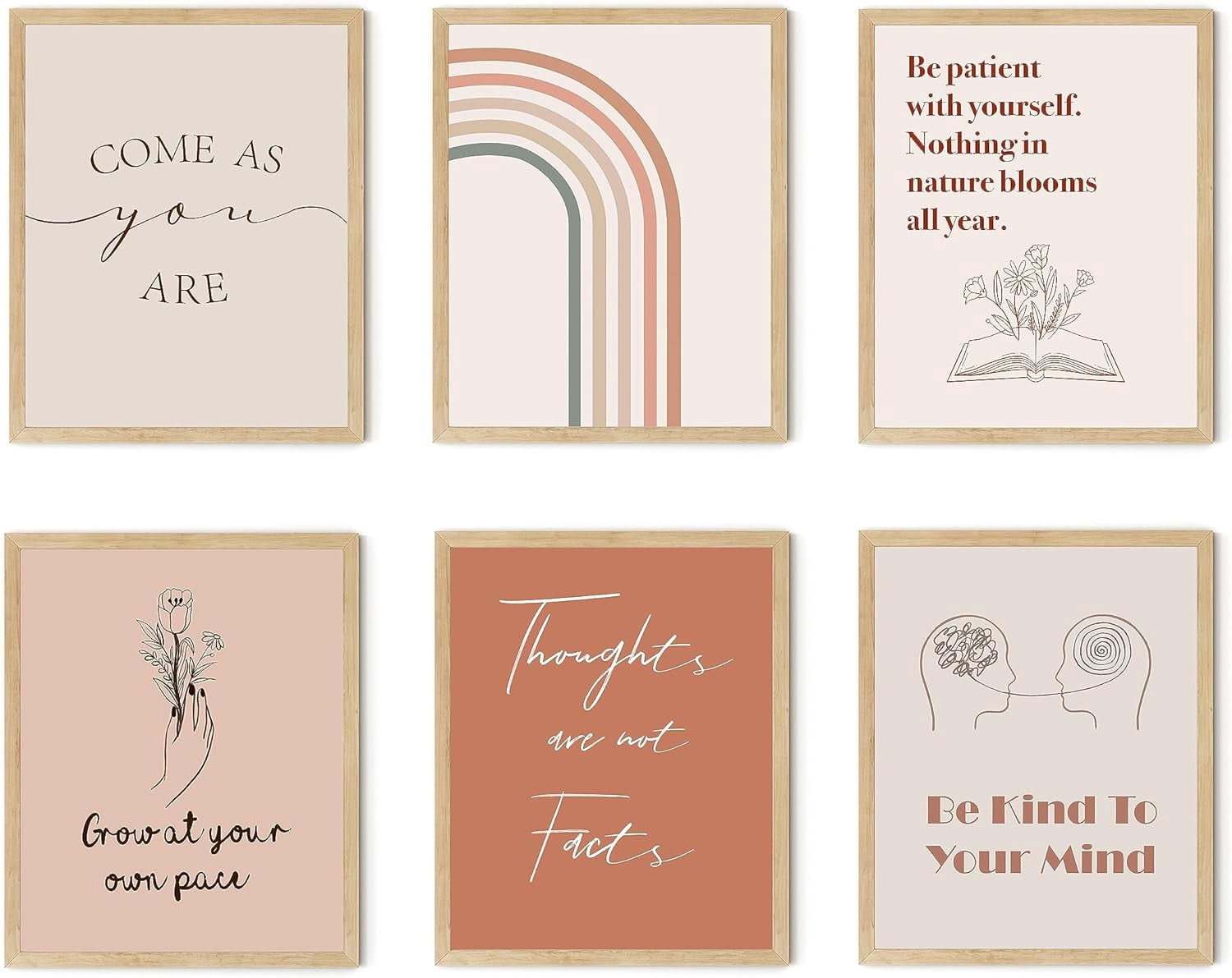 Boho Office Decor, Positive Affirmation Posters for Classroom, Therapy ...