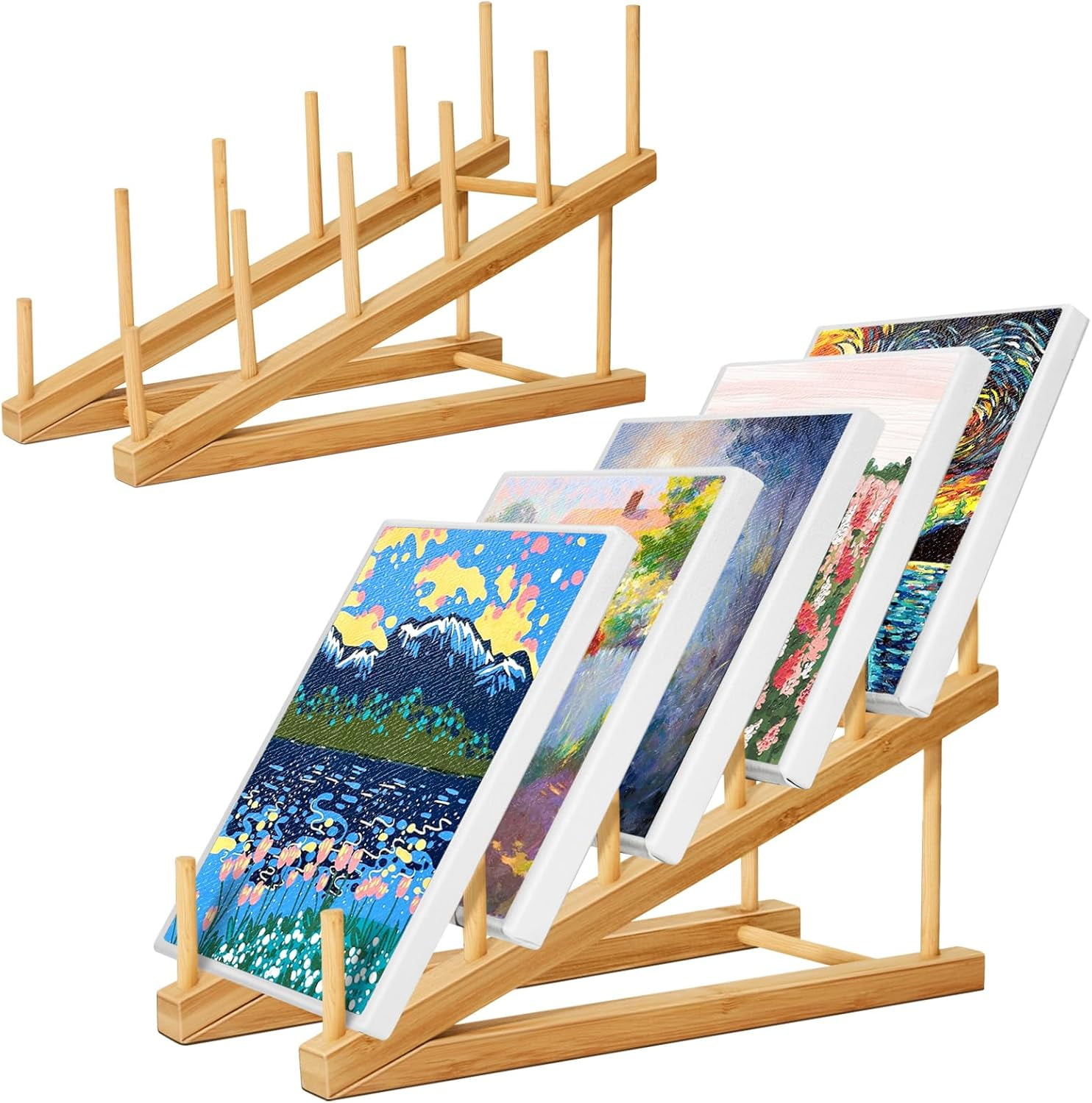 YYYYYY Small Art Drying Rack, Art Storage Rack, 5 Layers Paint Display ...