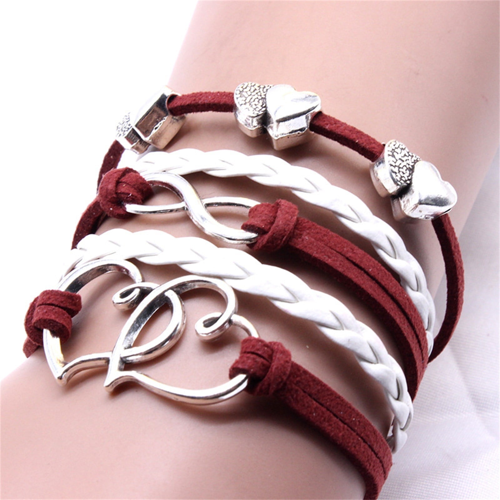 YYbomd Bohemian Bracelet Boho Bracelet Adjustable Boho Surfer Heart ...